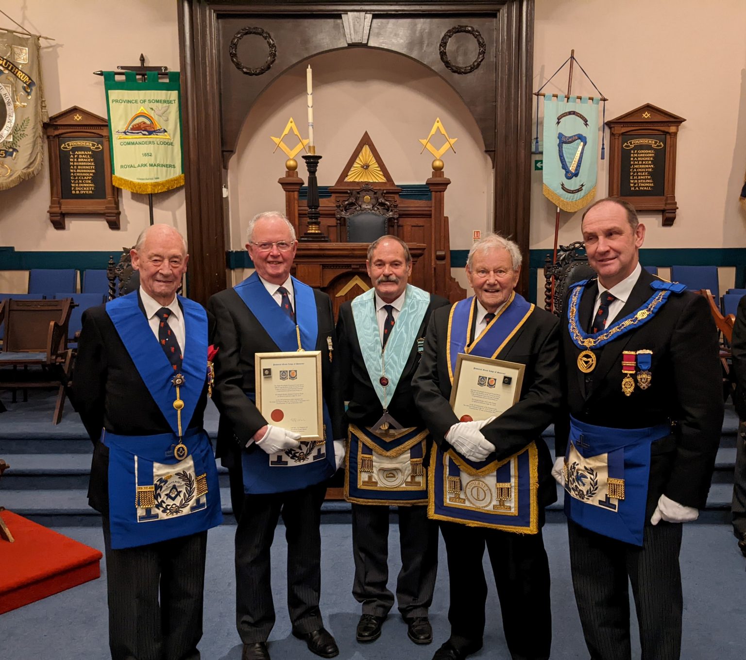 50 years for Peter and Mike – Somerset Freemasons – www ...