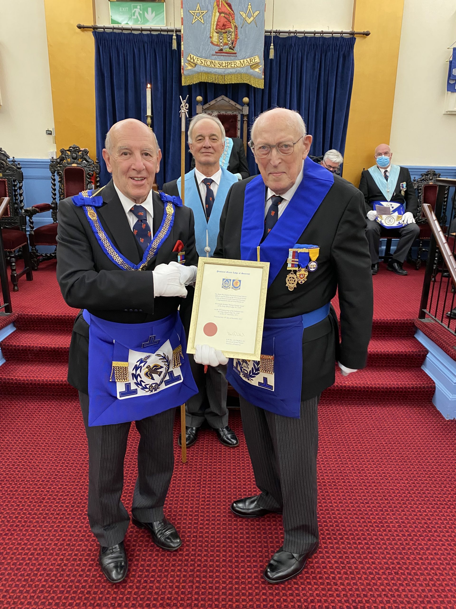 Tom Gould 50 Years – Somerset Freemasons – www.somersetfreemasons.org