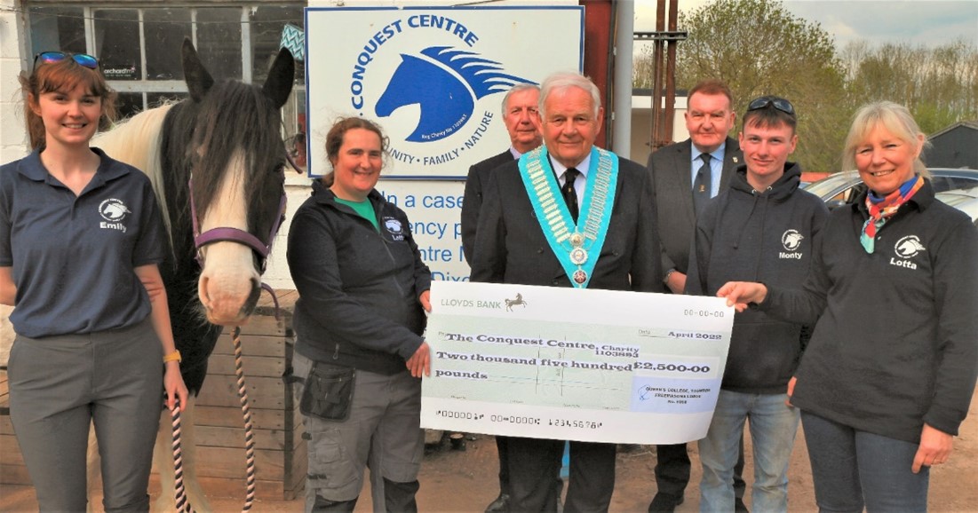 Conquest Centre & Recent Donations – Somerset Freemasons – www ...