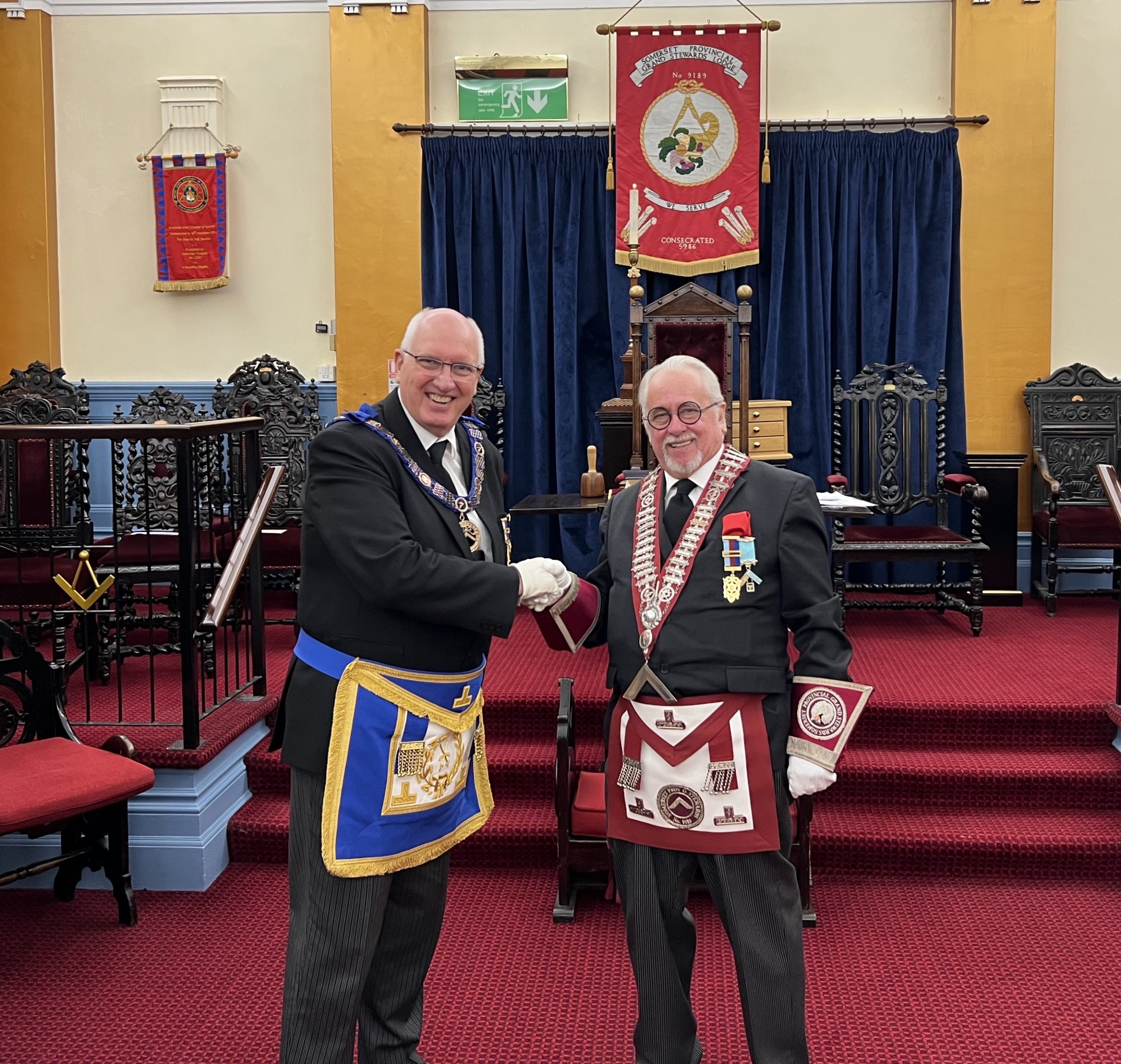 Terry Takes the Chair at Provincial Grand Stewards Lodge – Somerset ...