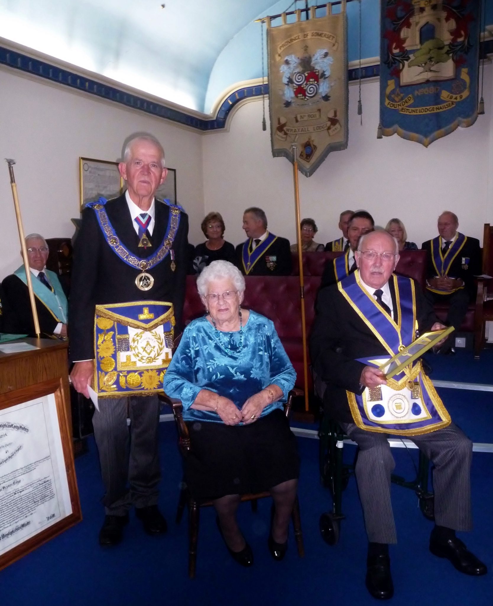 Tony Sims Celebrates 50 years in Freemasonry at Sir Issac Newton Lodge ...