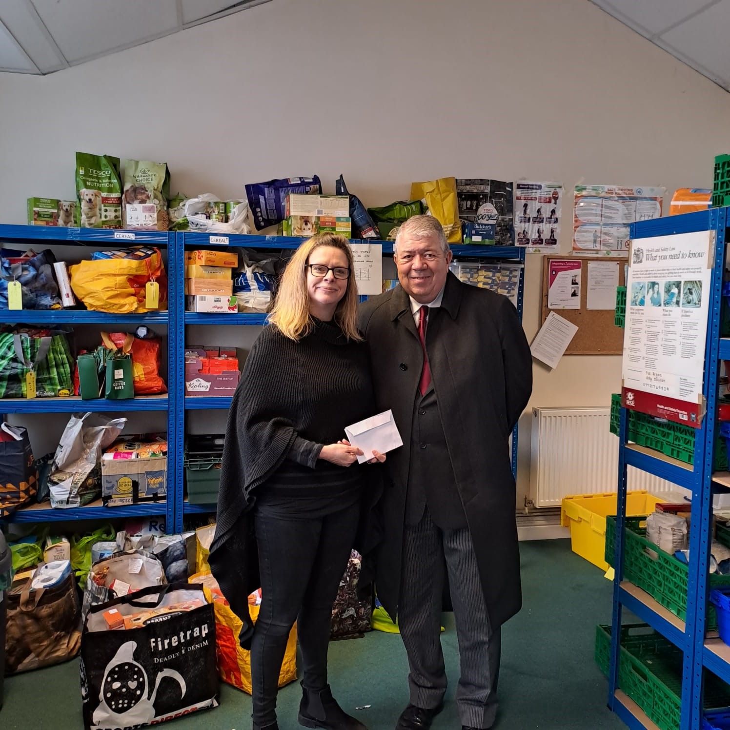 Wraxall Lodge Present £150 Cheque To Local Foodbank – Somerset ...