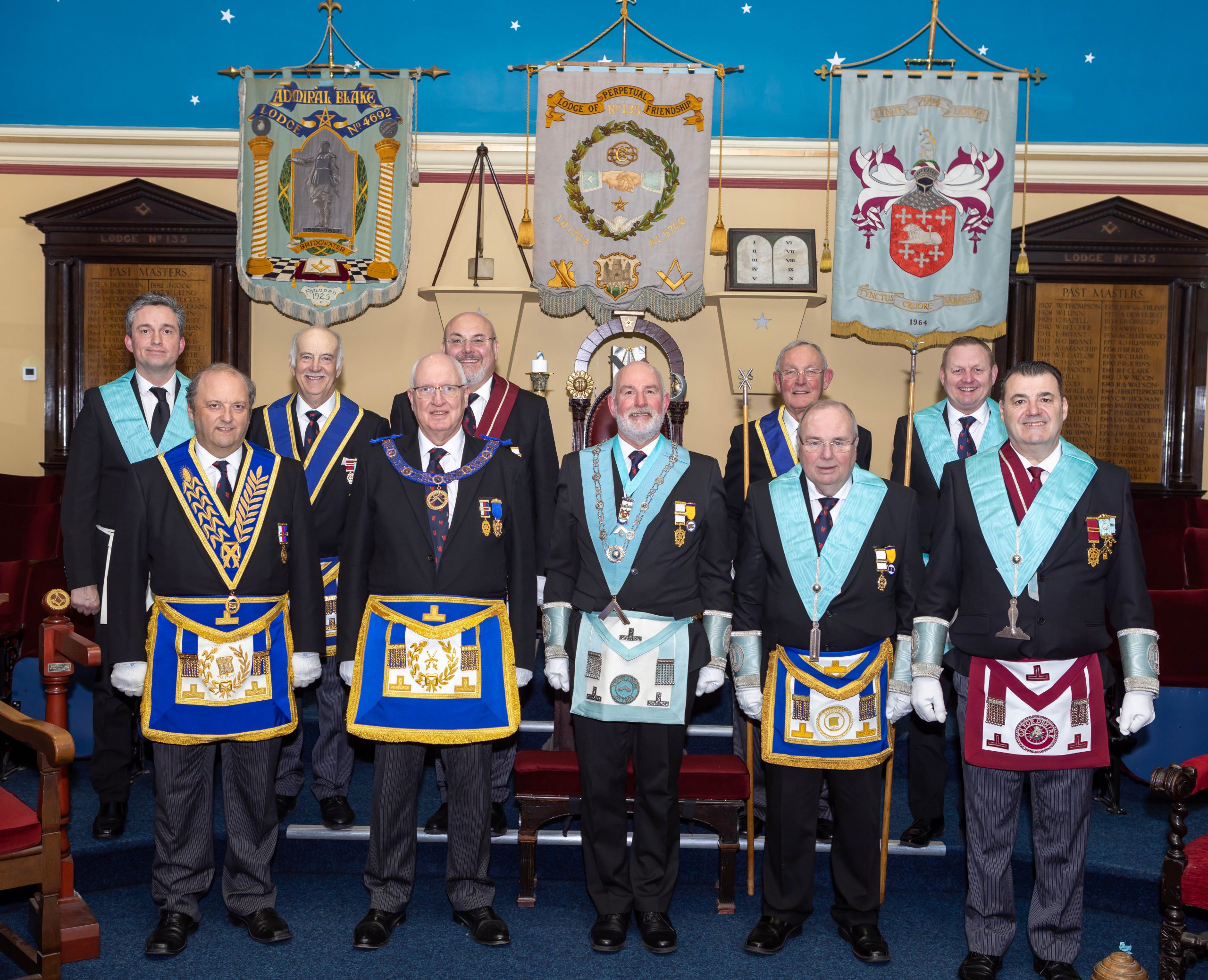 Alan stays in the Chair at Tynte – Somerset Freemasons – www ...