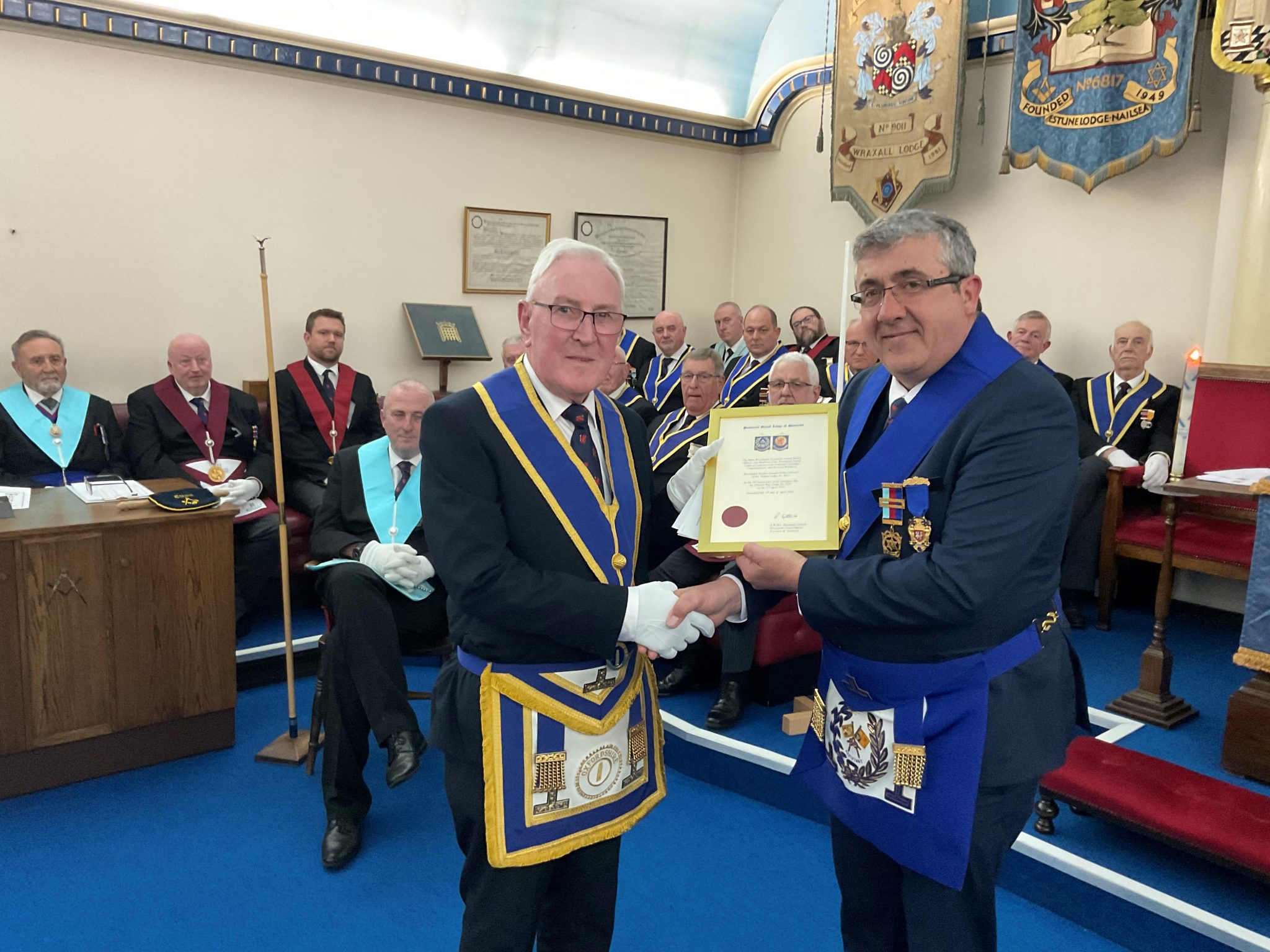 Estune Raise Bro Mark Sudol and Present a 50th Certificate – Somerset ...