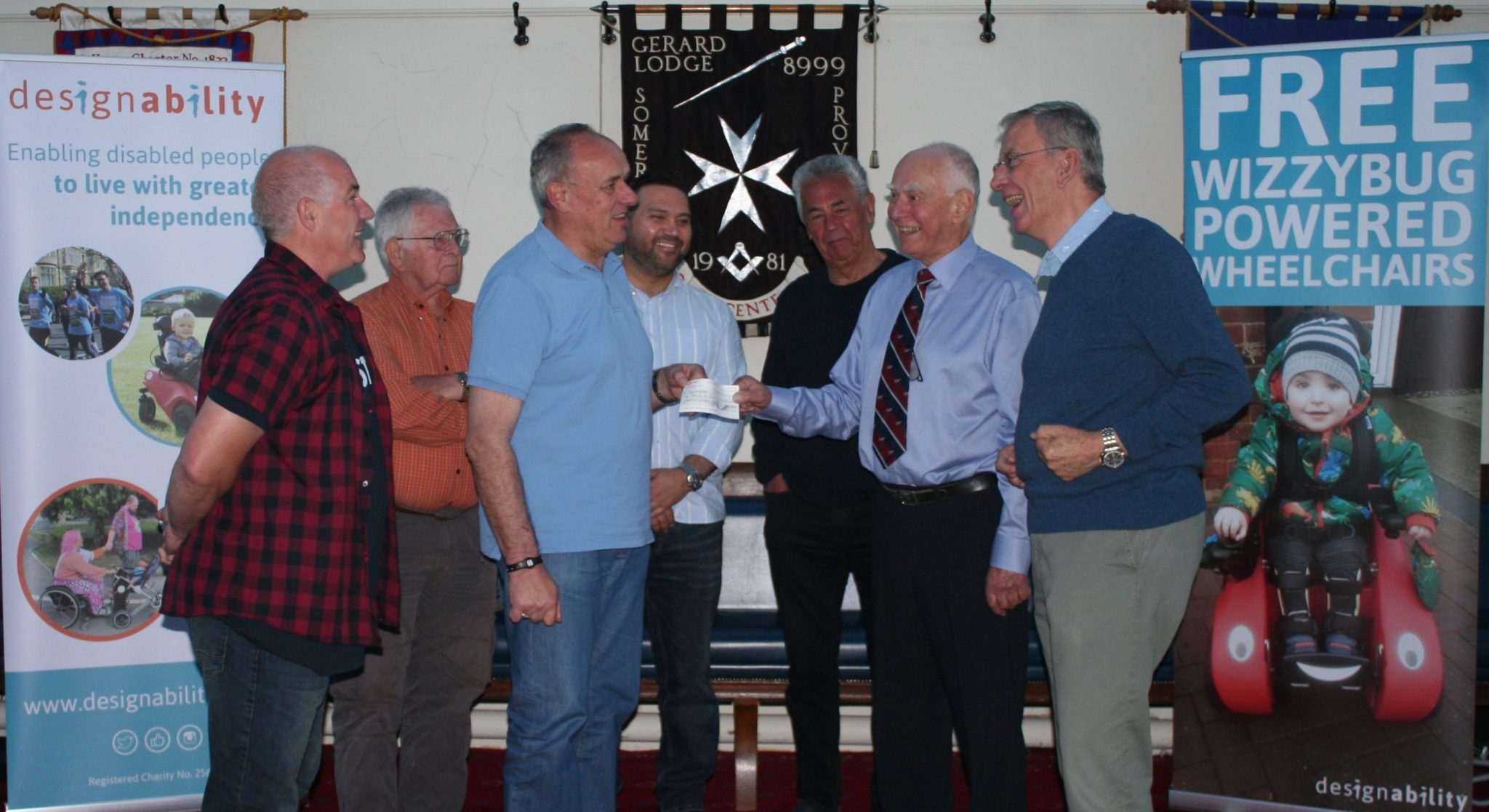 Gerard Lodge supports Wizzybug – Somerset Freemasons – www ...