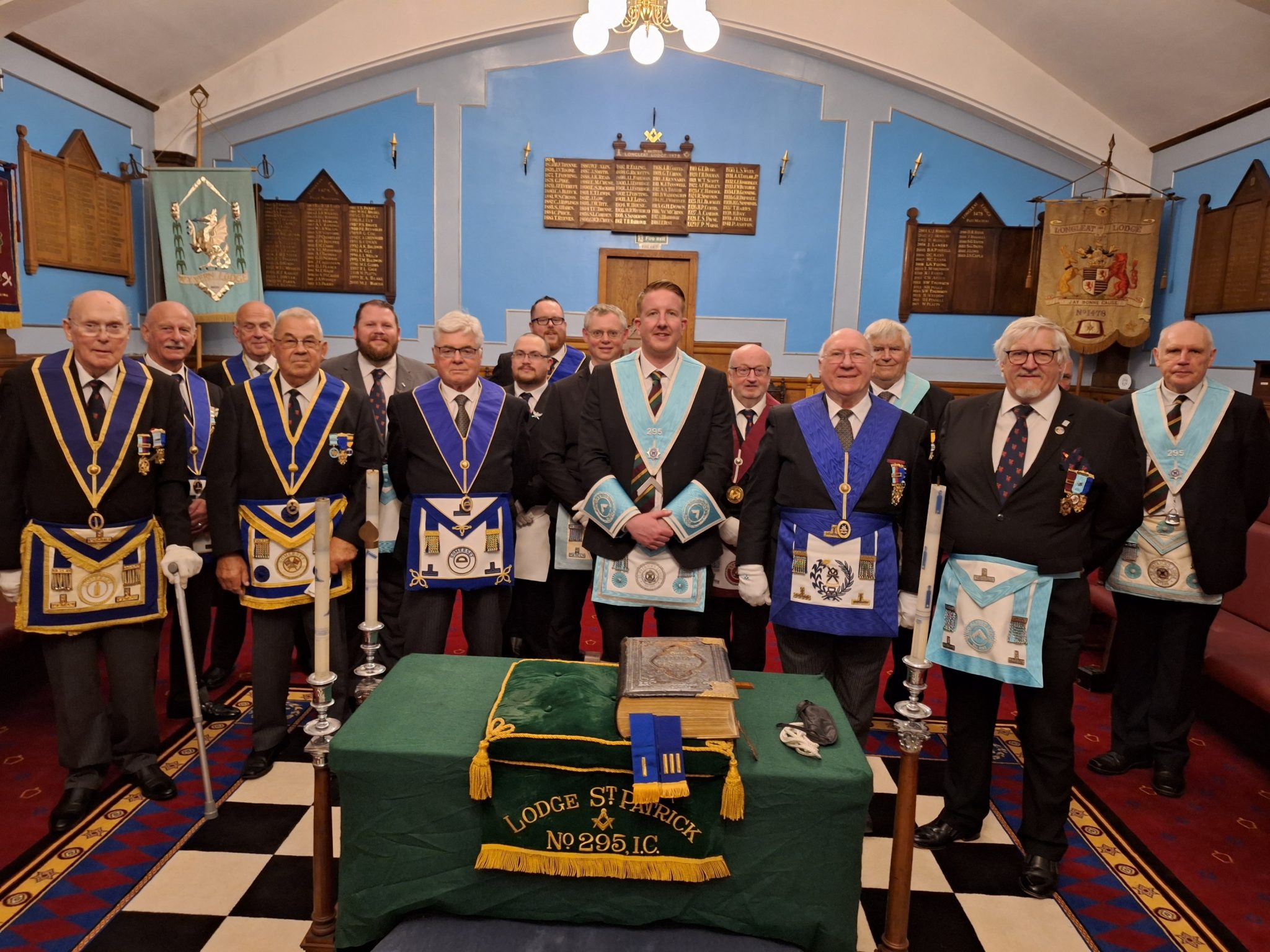Somerset Freemasons Cross the Border and Visit St Patricks Lodge ...