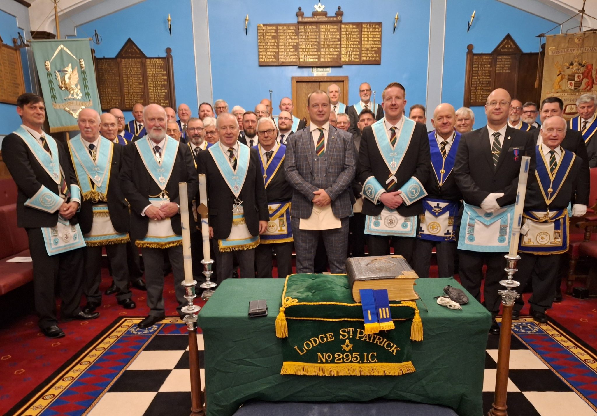 Somerset Freemasons Cross the Border and Visit St Patricks Lodge ...