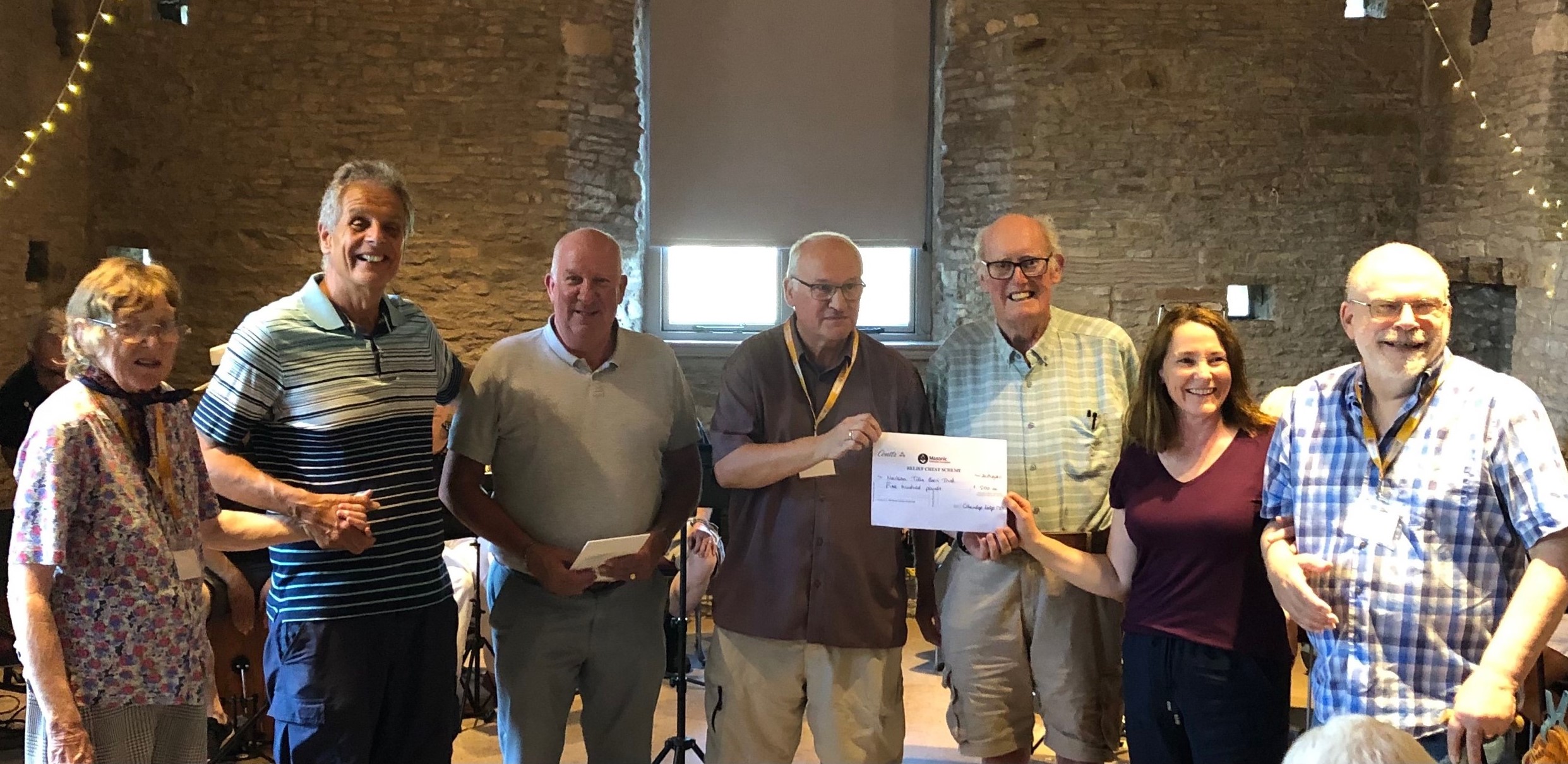 Coleridge Lodge Donation to Nailsea Memory Café – Somerset Freemasons ...