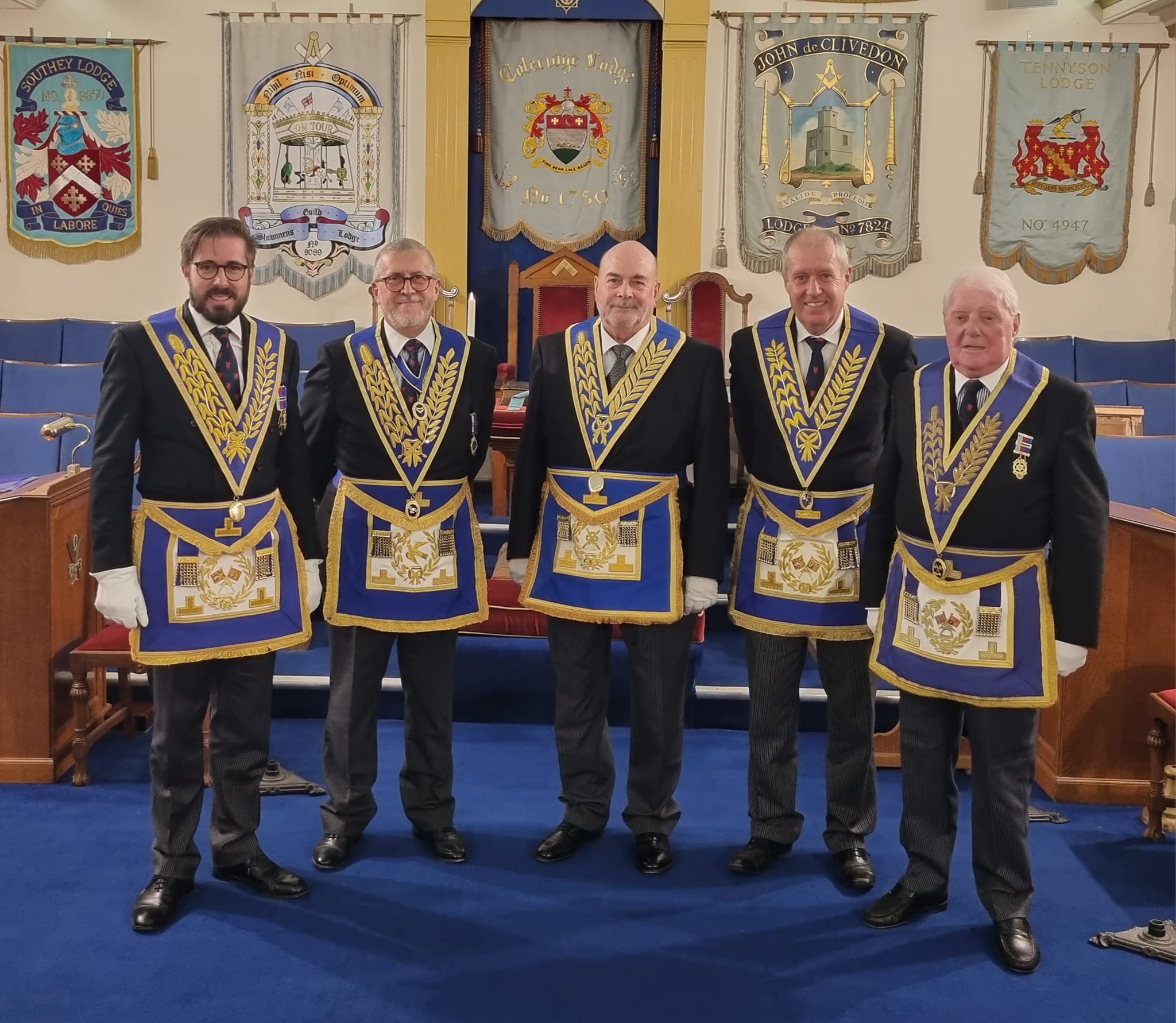 A Sea of Gold at Eldon Lodge’s Installation – Somerset Freemasons – www ...