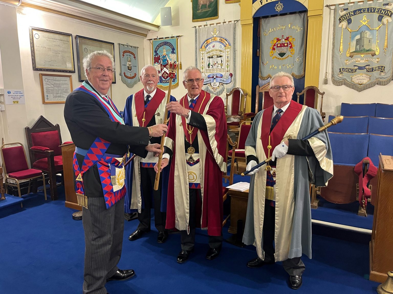 Wrington Vale Deliver The Somerset Sceptre – Somerset Freemasons – www ...
