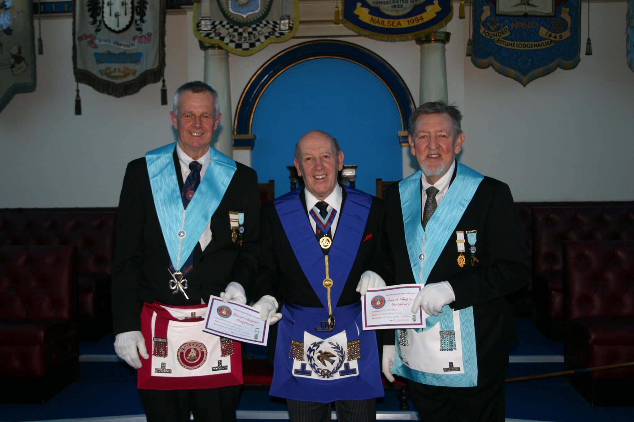 Estune Welcome Brother Wayne and Present Two Grand Chapter Certificates ...