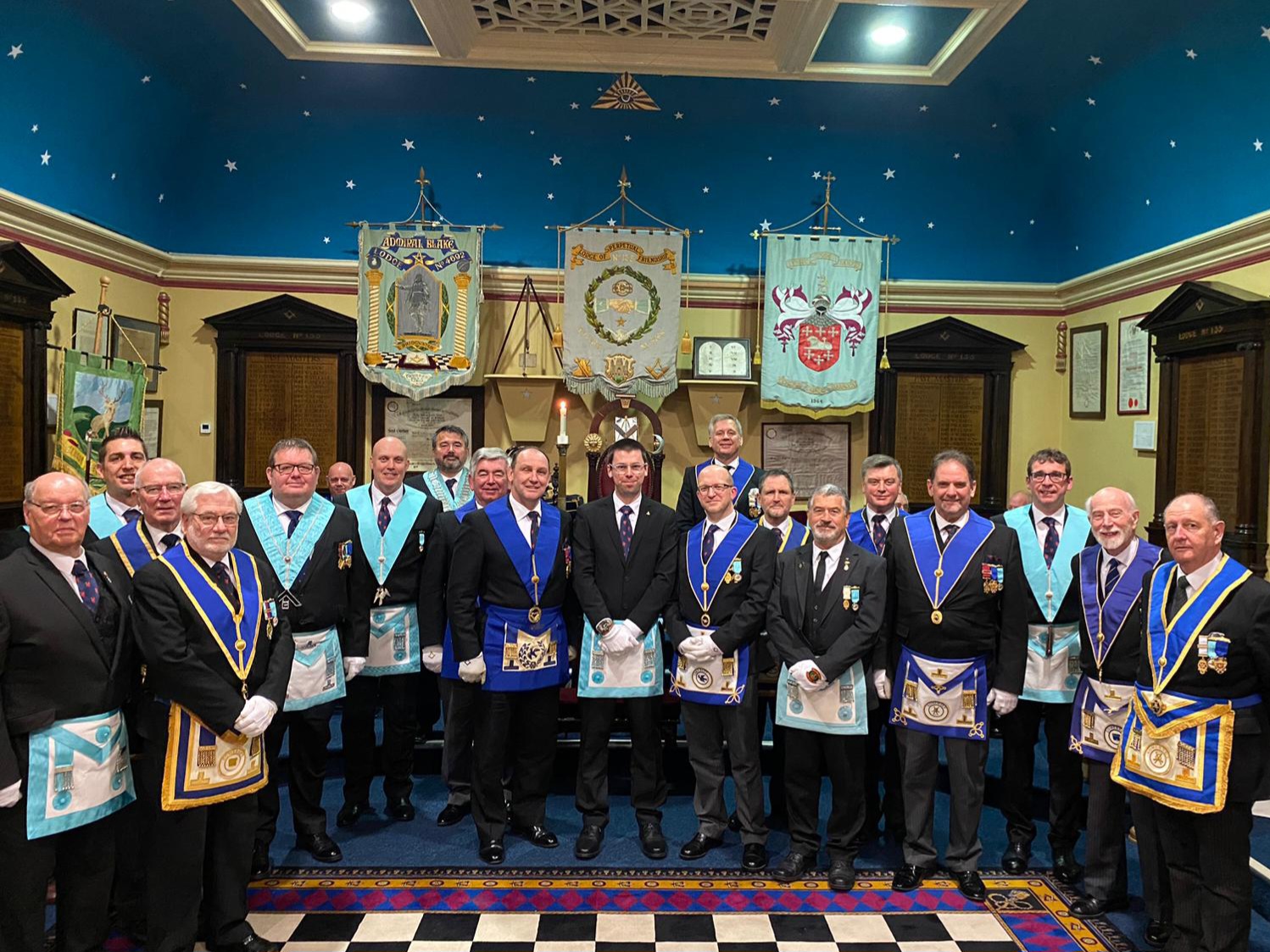 Admiral Blake Help out Somerset Military Lodge – Somerset Freemasons ...
