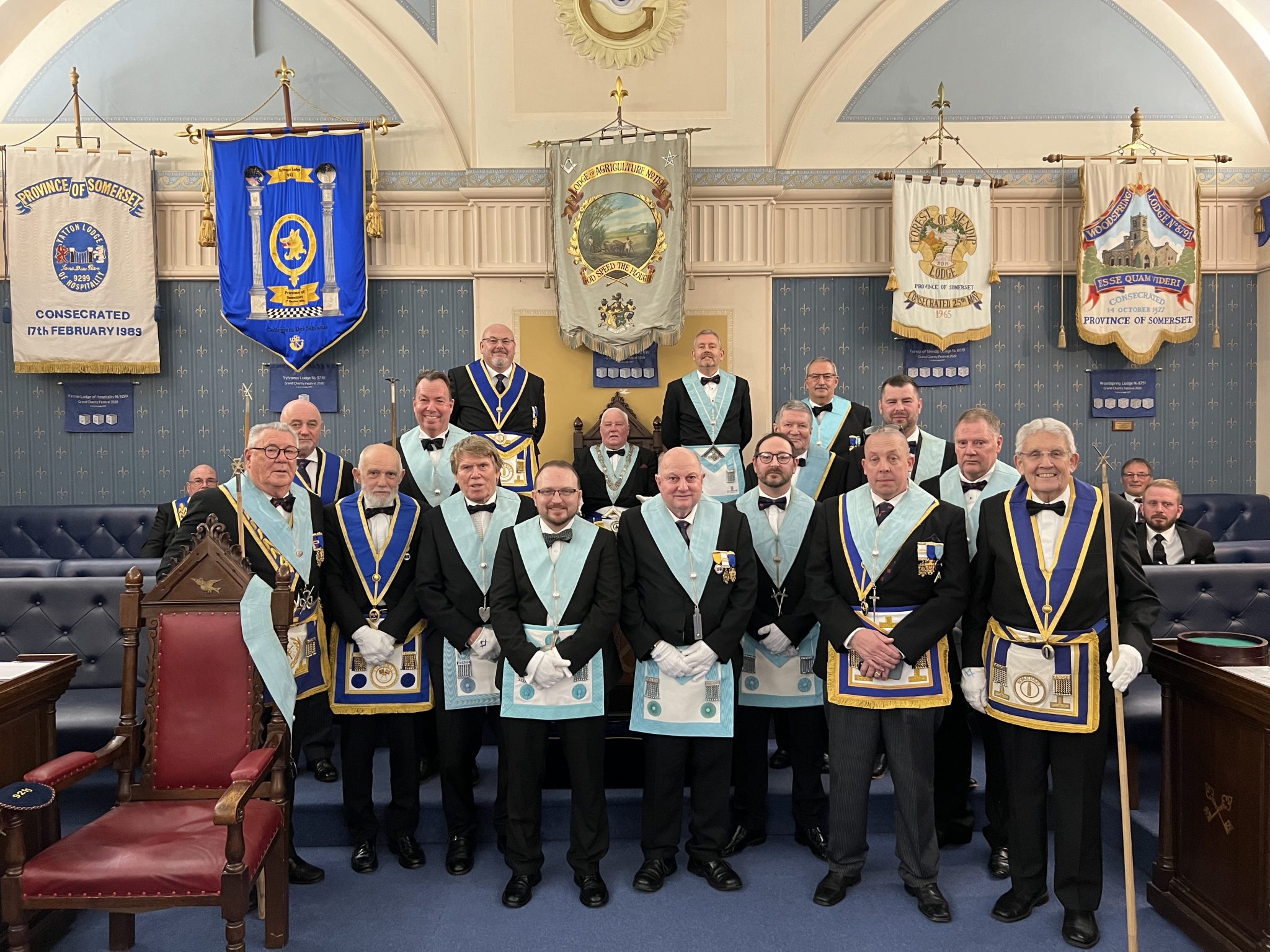 Eleventh time in the Chair for John Vowles – Somerset Freemasons – www ...