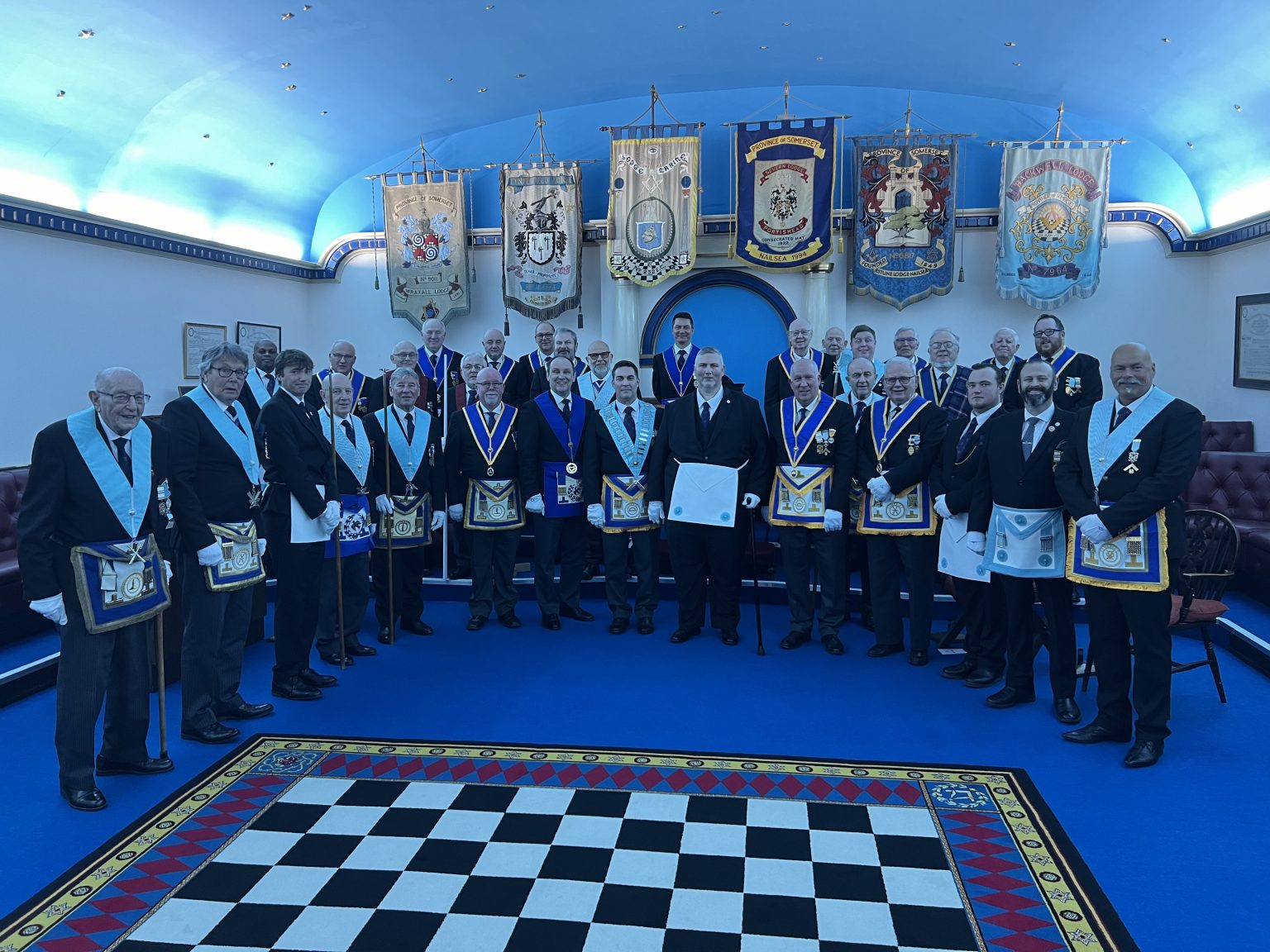 Severn Lodge and Gordano Lodge working in perfect harmony! – Somerset ...