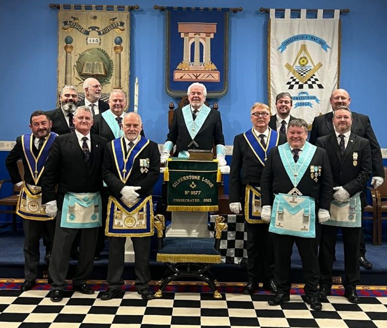 Taunton Masons Do A Pit Stop At Silverstone Lodge 9877 – Somerset ...