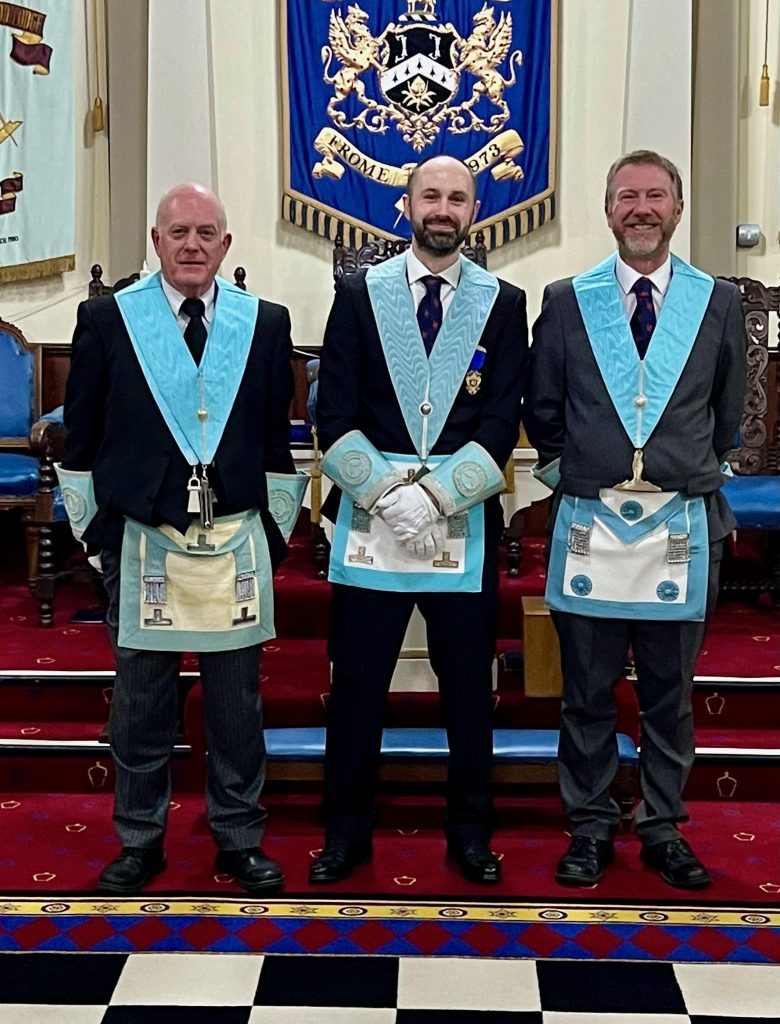 James takes the Chair at Kenneth Kinnersley – Somerset Freemasons – www ...