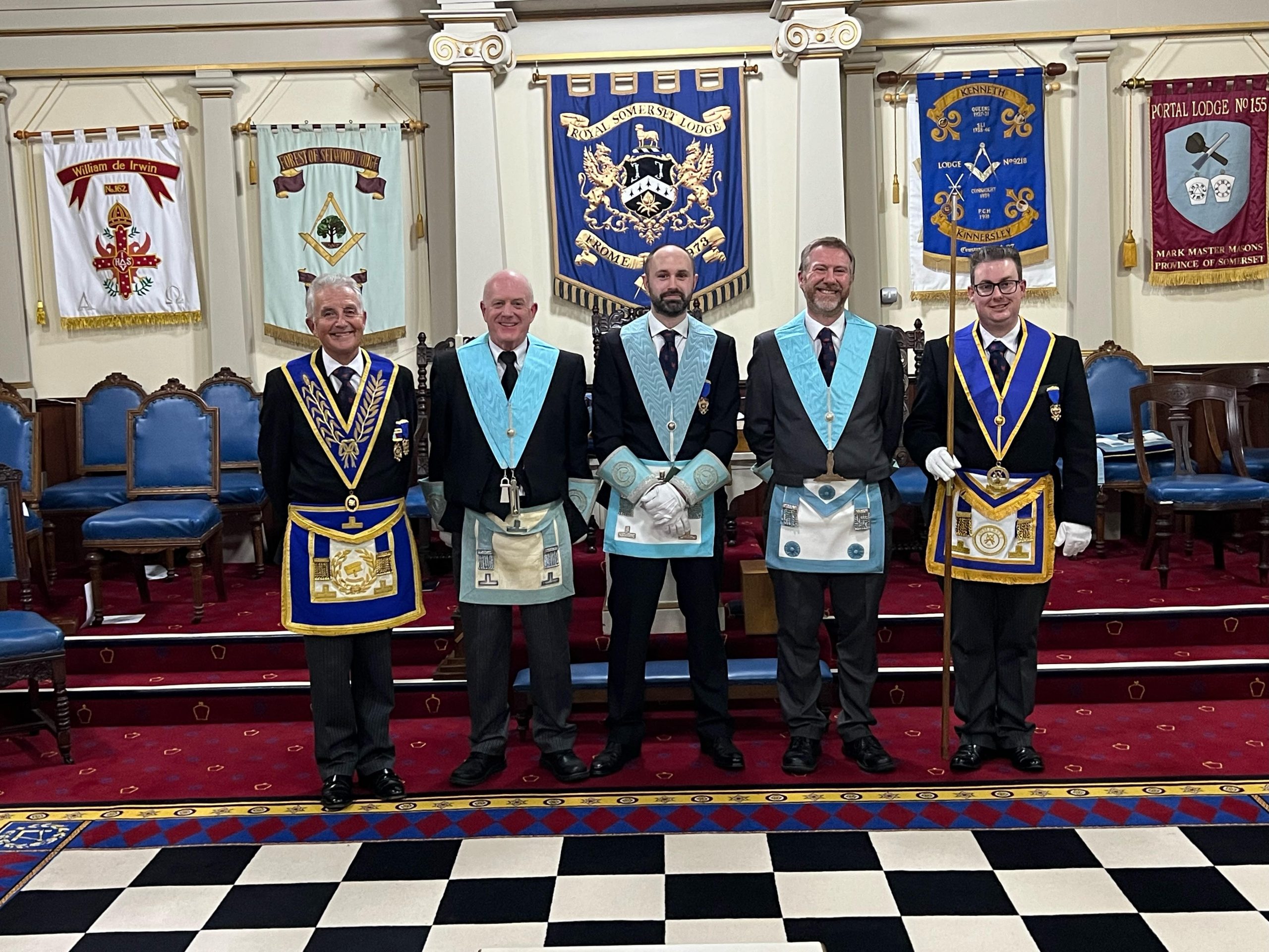 James takes the Chair at Kenneth Kinnersley – Somerset Freemasons – www ...