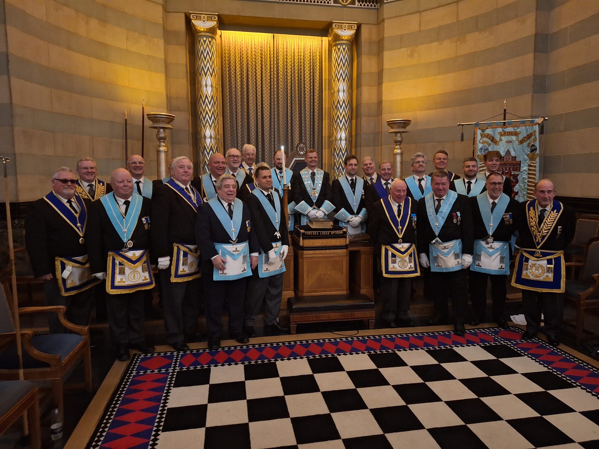 Somerset Masons visit London to Support Daniel at his installation ...