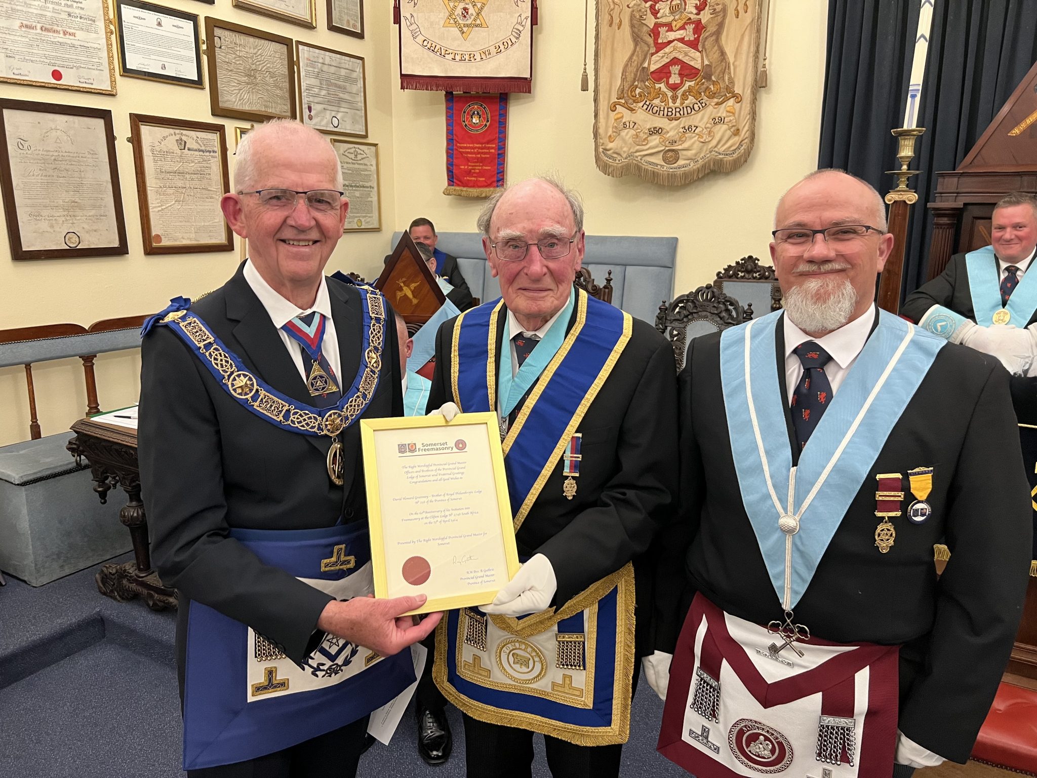 60 Years not out for David Greenway – Somerset Freemasons – www ...