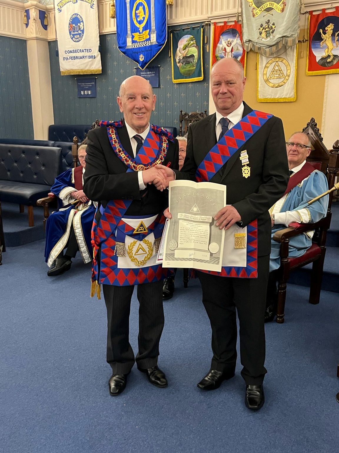 Wrington Vale Exalt Brother Chris – Somerset Freemasons – www ...