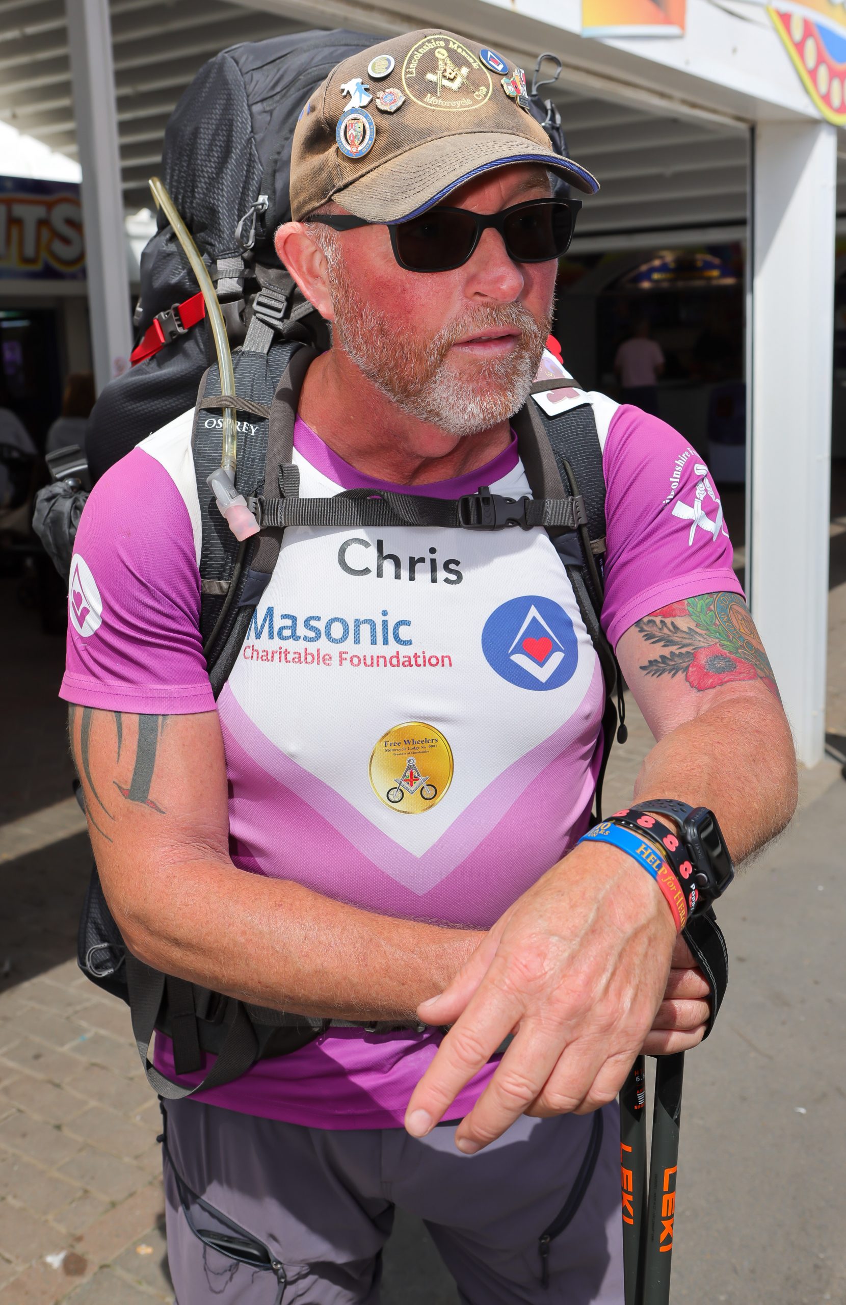 ‘Walk The Edge’ Chris Arrives In Somerset – Somerset Freemasons – www ...
