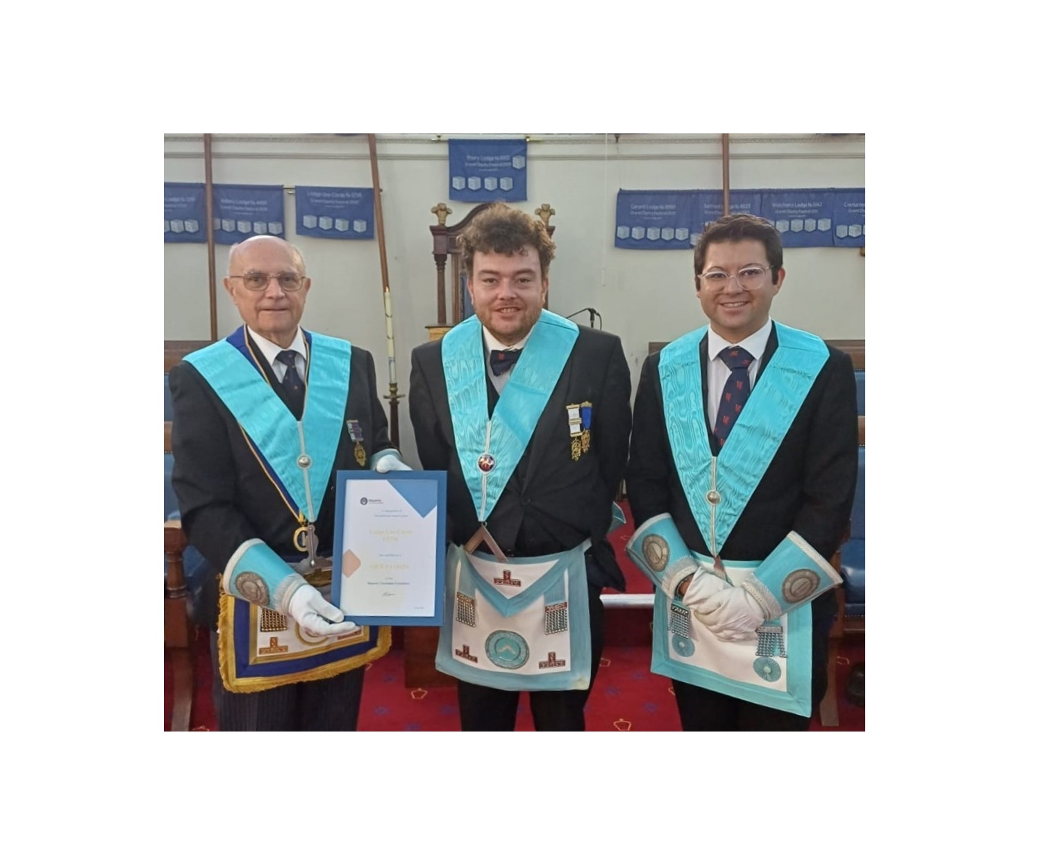 Lodge Uno Corde, Vice Patron of the Masonic Charitable Foundation ...