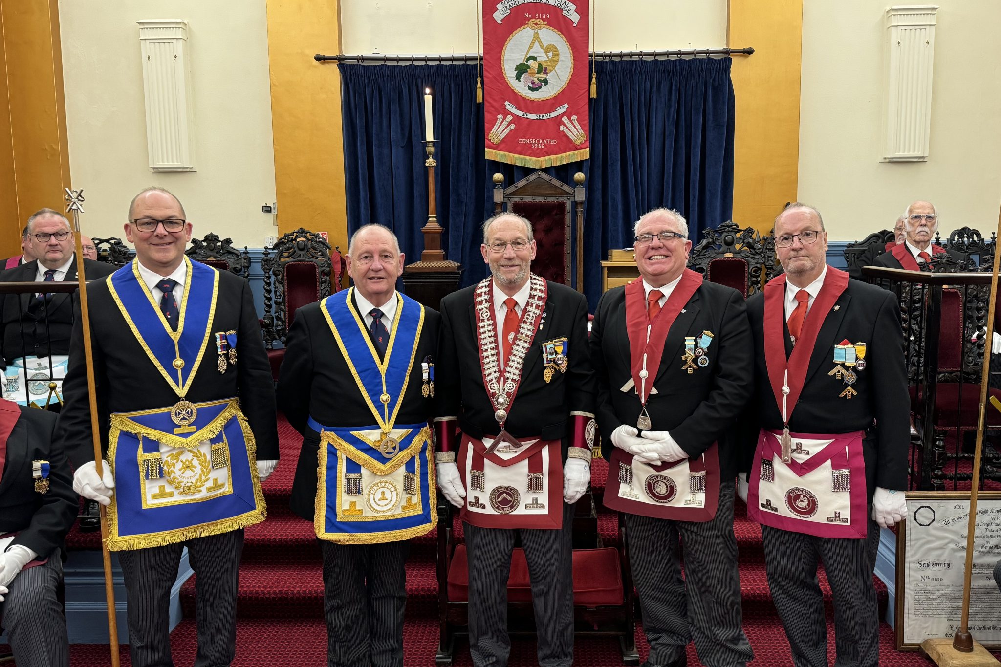 SPGS Lodge Install Nick Male as new Master – Somerset Freemasons – www ...