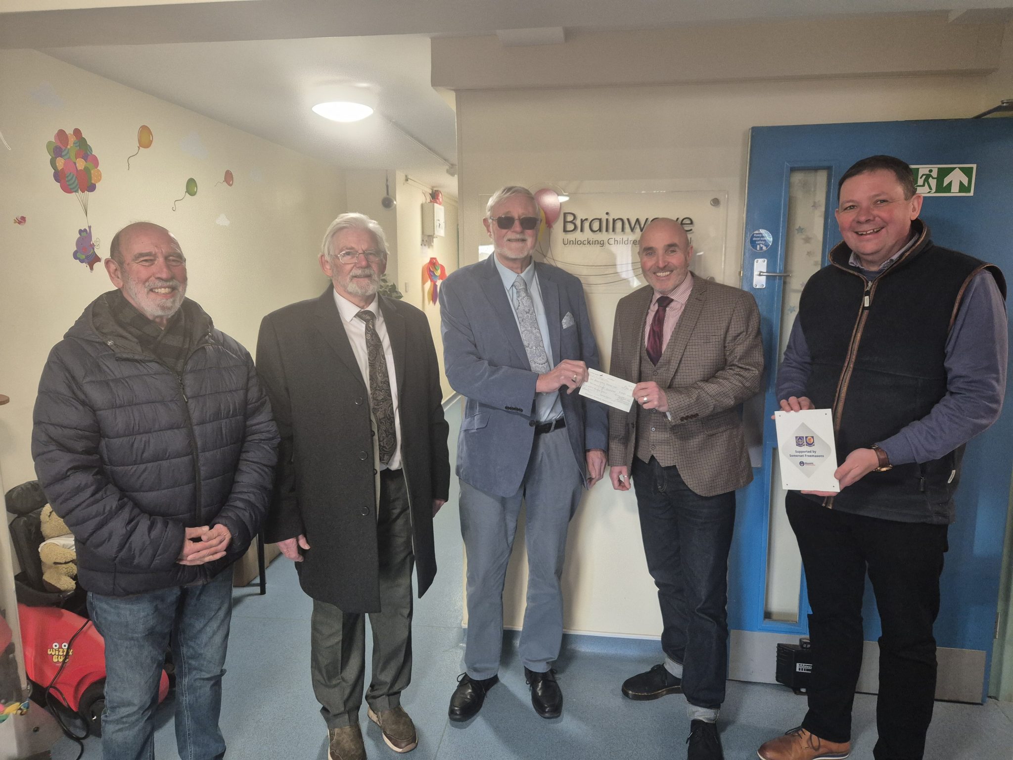 Tivoli help Brainwave Charity – Somerset Freemasons – www ...