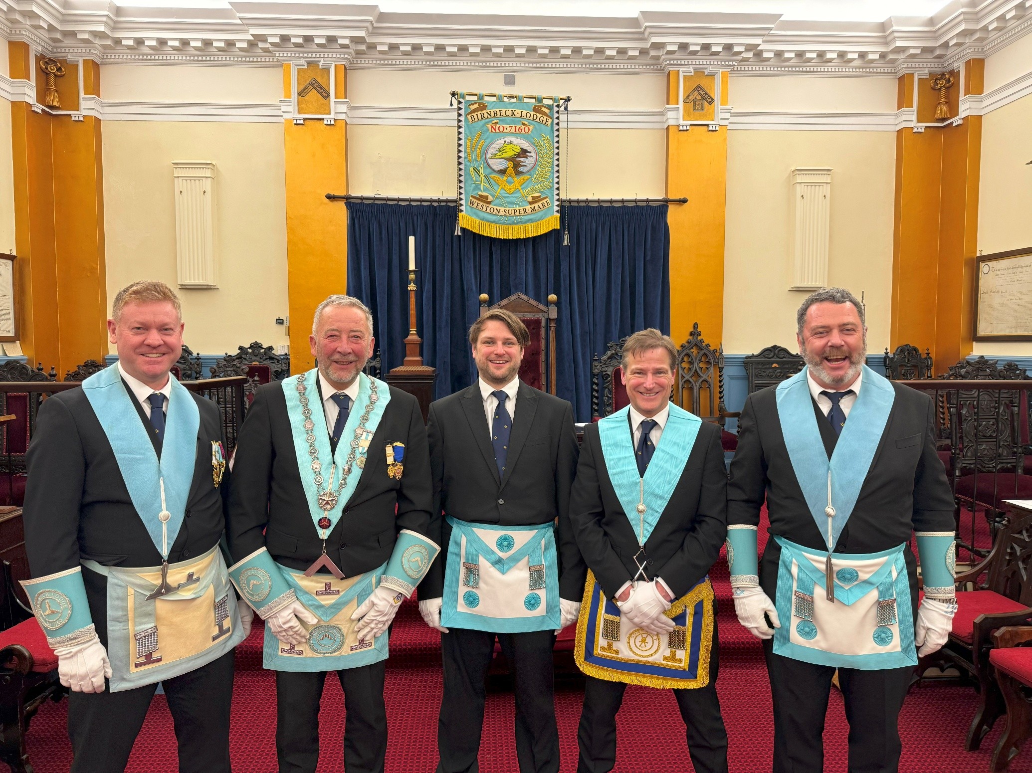 Lewis raised to Master Mason by his Father – Somerset Freemasons – www ...