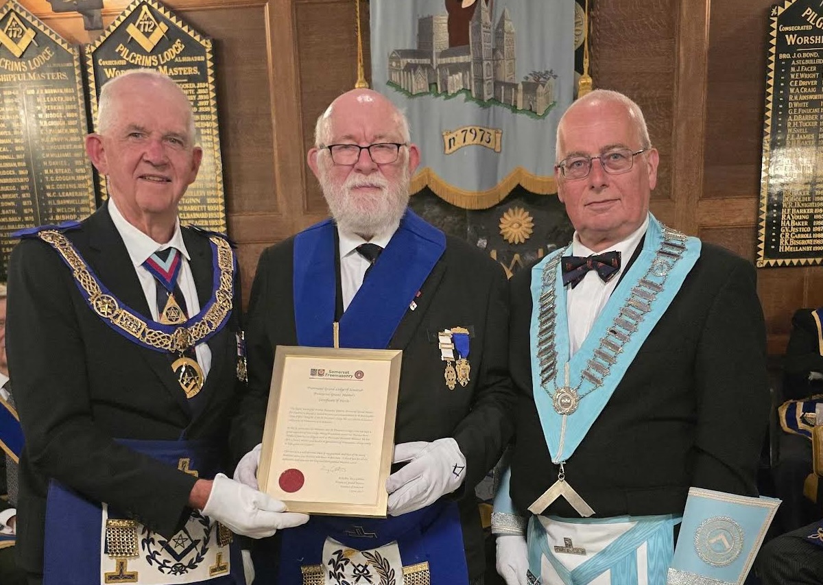 Steve Defries Celebrates 55 years as a Freemason – Somerset Freemasons ...