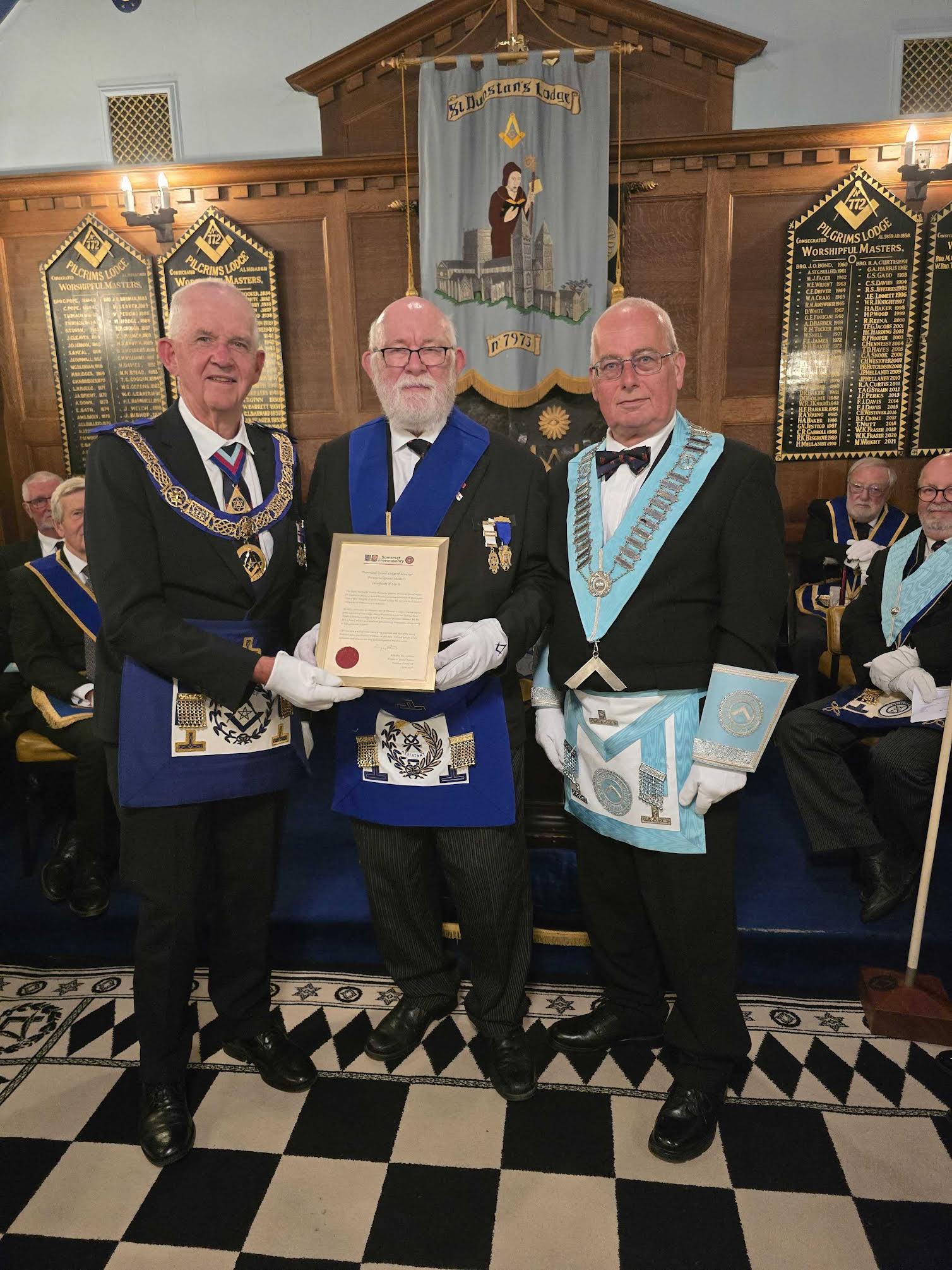 Steve Defries Celebrates 55 years as a Freemason – Somerset Freemasons ...