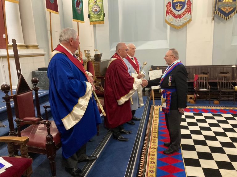 Taunton Deane Chapter Install new Principals – Somerset Freemasons ...